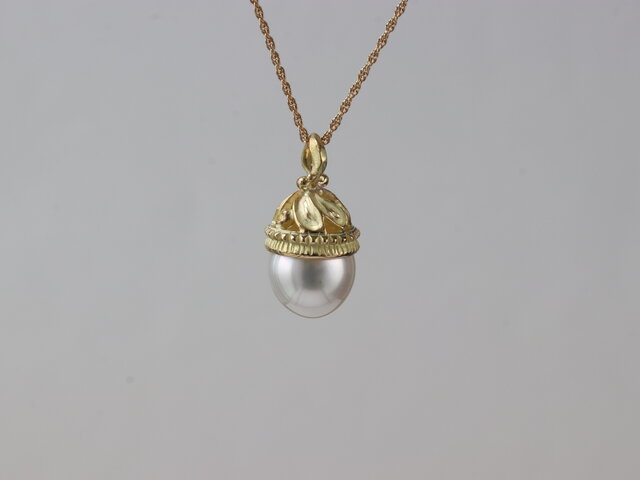 南洋パールペンダントトップ【K18】 | iichi 日々の暮らしを心地よくするハンドメイドやアンティークのマーケットプレイス