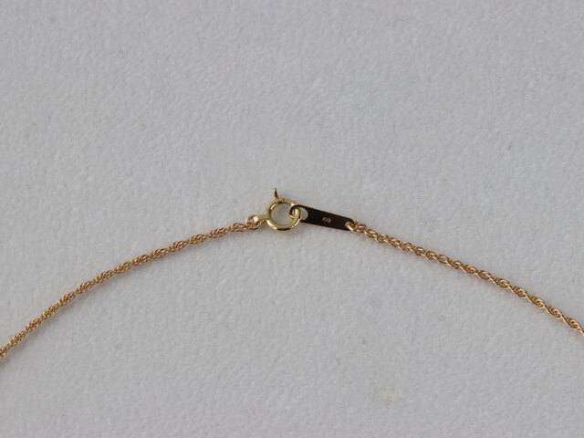 ダブルアズキチェーン 55cm【K18】 | iichi 日々の暮らしを心地よくするハンドメイドやアンティークのマーケットプレイス