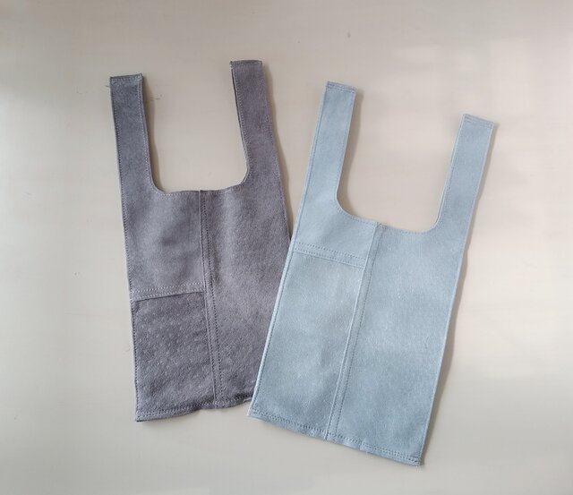 【送料無料 お試し価格】ガーラのような かわいすぎるエコバッグ 5p (S) スカイ | iichi 日々の暮らしを心地よくするハンドメイドやアンティークのマーケットプレイス