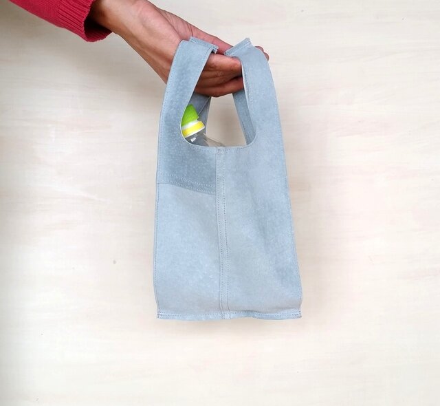 【送料無料 お試し価格】ガーラのような かわいすぎるエコバッグ 5p (S) スカイ | iichi 日々の暮らしを心地よくするハンドメイドやアンティークのマーケットプレイス
