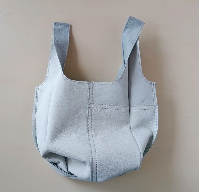 【送料無料 お試し価格】ガーラのような かわいすぎるエコバッグ 5p (S) スカイ | iichi 日々の暮らしを心地よくするハンドメイドやアンティークのマーケットプレイス