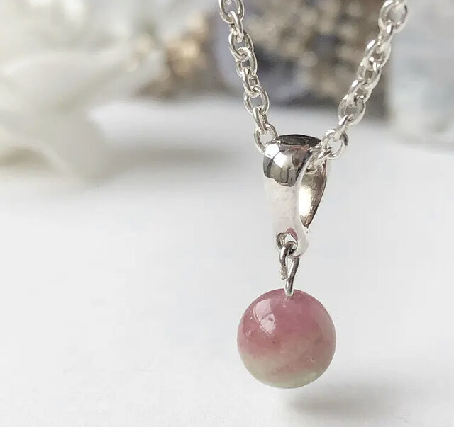 送料無料 ︎限定♡AAAトルマリン8㎜玉ペンダントトップ purecubic | iichi 日々の暮らしを心地よくするハンドメイドやアンティークのマーケットプレイス