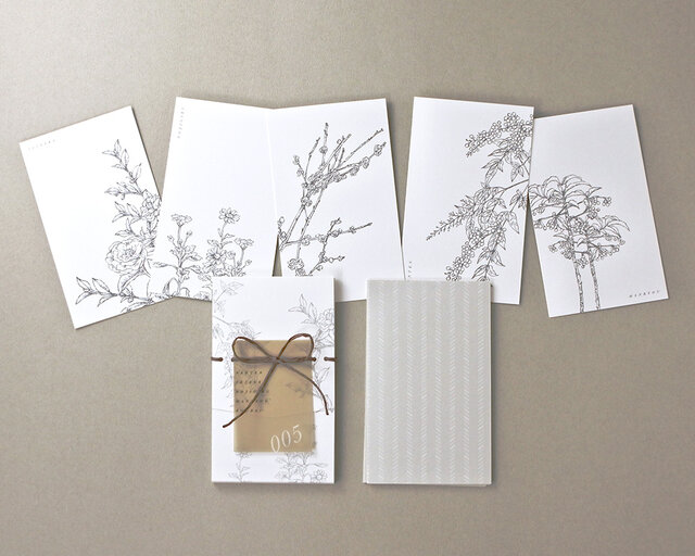 山野草のメッセージカード＊005（ケース付き） | iichi 日々の暮らしを心地よくするハンドメイドやアンティークのマーケットプレイス