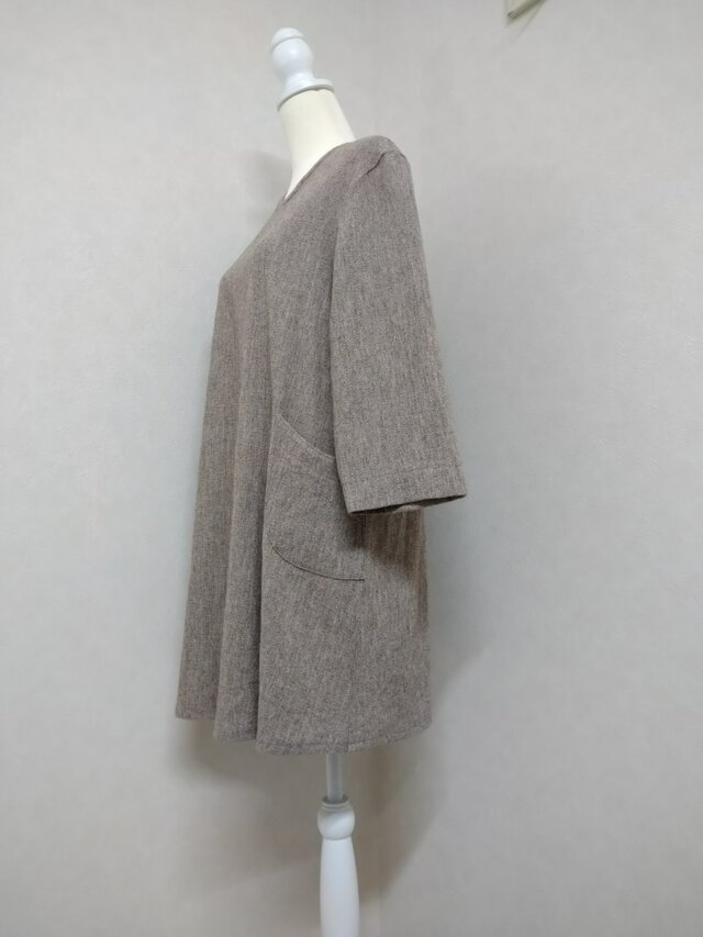 ナチュラル素材、ザックリとゆったりと。VPO-182 | iichi 日々の暮らしを心地よくするハンドメイドやアンティークのマーケットプレイス