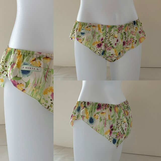 ストレスフリー パット入りブラMサイズ＆ショーツ : : festa9 | iichi 日々の暮らしを心地よくするハンドメイドやアンティークのマーケットプレイス