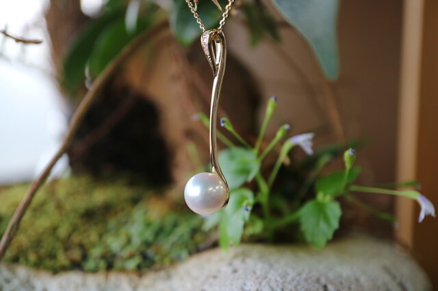 大粒のアコヤ真珠/ネックレス | iichi 日々の暮らしを心地よくするハンドメイドやアンティークのマーケットプレイス