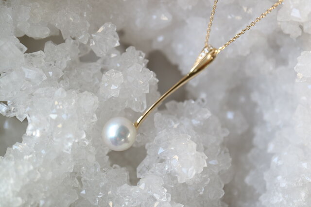 大粒のアコヤ真珠/ネックレス | iichi 日々の暮らしを心地よくするハンドメイドやアンティークのマーケットプレイス