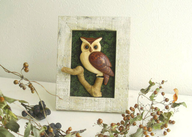 森のふくろう 5 | iichi 日々の暮らしを心地よくするハンドメイドやアンティークのマーケットプレイス