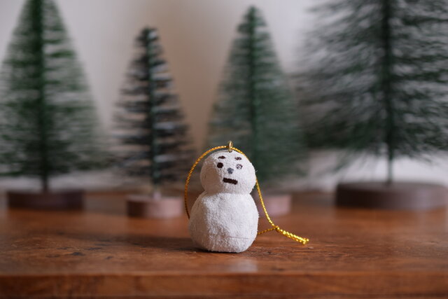 オーナメント 雪だるま | iichi 日々の暮らしを心地よくするハンドメイドやアンティークのマーケットプレイス