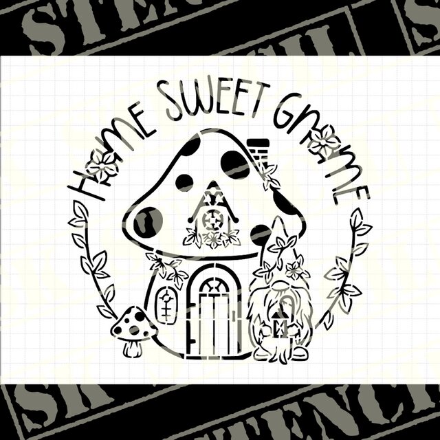 ステンシルシート 【N-250】 | iichi 日々の暮らしを心地よくするハンドメイドやアンティークのマーケットプレイス