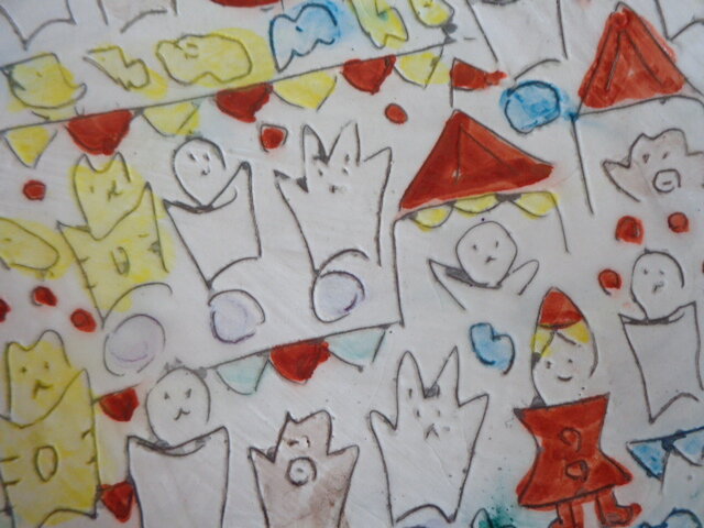 上絵雲の皿② | iichi 日々の暮らしを心地よくするハンドメイドやアンティークのマーケットプレイス