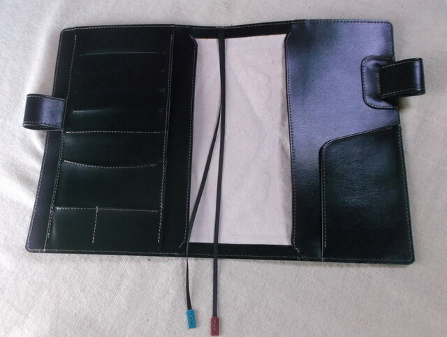 ほぼ日手帳カズン対応 A5サイズ手帳カバー レザー 刻印＆拭き染め | iichi 日々の暮らしを心地よくするハンドメイドやアンティークのマーケットプレイス