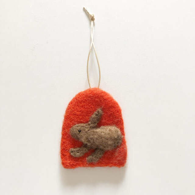 keycase bunny ブラッドオレンジ | iichi 日々の暮らしを心地よくするハンドメイドやアンティークのマーケットプレイス