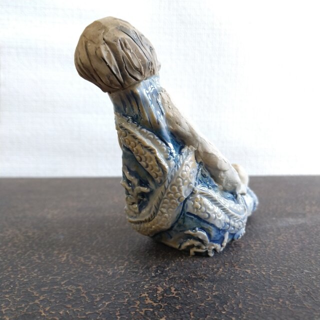 龍をまとう blue | iichi 日々の暮らしを心地よくするハンドメイドやアンティークのマーケットプレイス