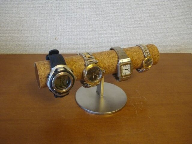 クリスマスプレゼントにどうぞ 時計スタンド 4本掛け丸パイプスタンド | iichi 日々の暮らしを心地よくするハンドメイドやアンティークのマーケットプレイス