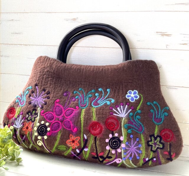 シークレットガーデン ミニサイズ ＊チョコレートブラウン＊ | iichi 日々の暮らしを心地よくするハンドメイドやアンティークのマーケットプレイス