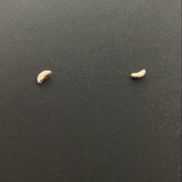 10k tiny moon ピアス | iichi 日々の暮らしを心地よくするハンドメイドやアンティークのマーケットプレイス