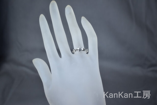 野花のシルバーリングⅠ | iichi 日々の暮らしを心地よくするハンドメイドやアンティークのマーケットプレイス