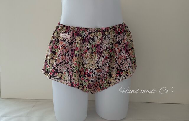 リラックスショーツ ボーイレッグ : : based 02 | iichi 日々の暮らしを心地よくするハンドメイドやアンティークのマーケットプレイス