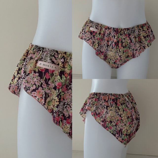 ストレスフリー パット入りブラMサイズ＆ショーツ : : based 02 | iichi 日々の暮らしを心地よくするハンドメイドやアンティークのマーケットプレイス