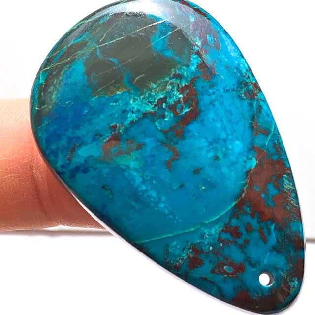 穴あきシャッタカイト[125] 40x25mm 天然石 ／ ルース ／カボション | iichi 日々の暮らしを心地よくするハンドメイドやアンティークのマーケットプレイス