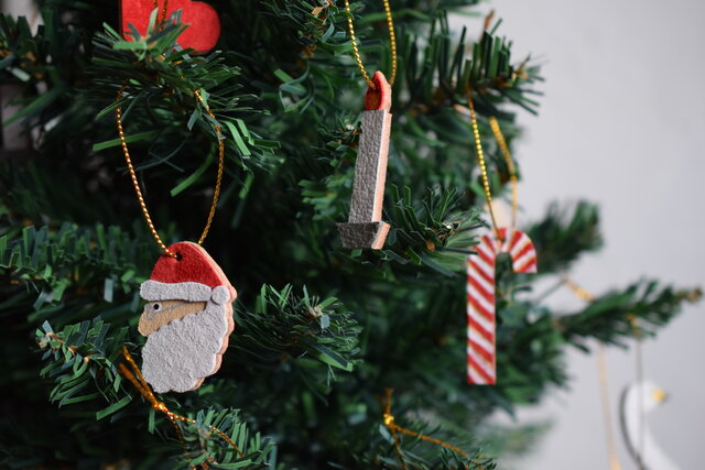 オーナメント ろうそく2本 | iichi 日々の暮らしを心地よくするハンドメイドやアンティークのマーケットプレイス