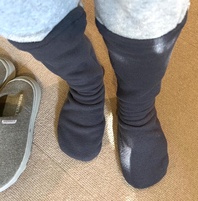 ポーラテック フリースソックス23.5cm | iichi 日々の暮らしを心地よくするハンドメイドやアンティークのマーケットプレイス