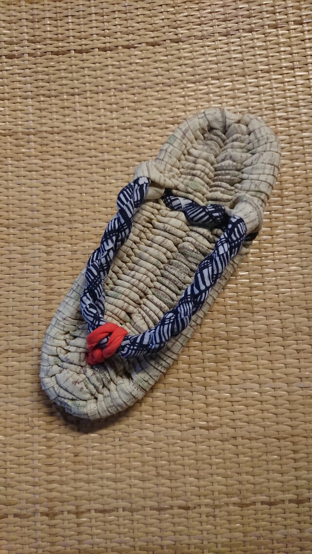 布ぞうり 22～23cm | iichi 日々の暮らしを心地よくするハンドメイドやアンティークのマーケットプレイス