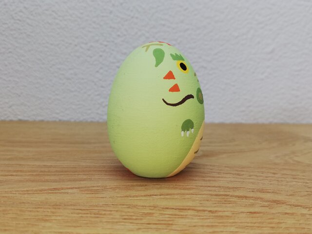 干支たまご 龍 黄緑 | iichi 日々の暮らしを心地よくするハンドメイドやアンティークのマーケットプレイス
