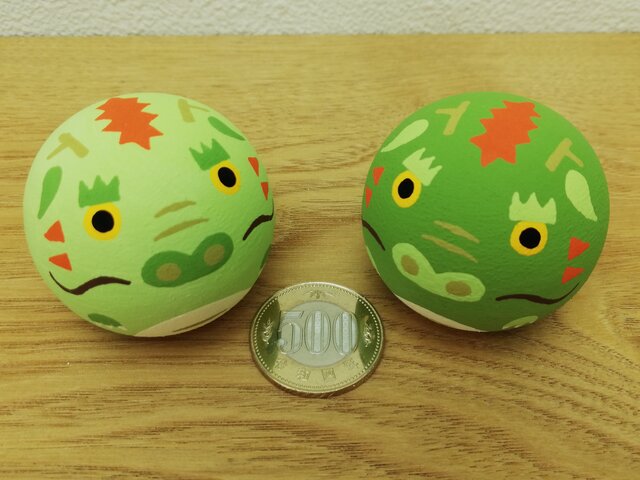 干支だんご 龍 濃緑 M | iichi 日々の暮らしを心地よくするハンドメイドやアンティークのマーケットプレイス