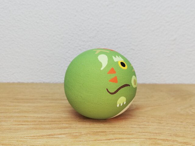 干支だんご 龍 濃緑 M | iichi 日々の暮らしを心地よくするハンドメイドやアンティークのマーケットプレイス