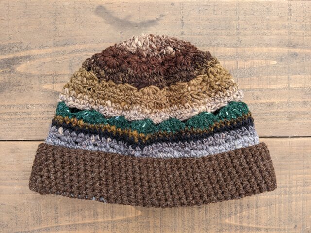 ニット帽-木こり- wool100% ※送料無料 | iichi 日々の暮らしを心地よくするハンドメイドやアンティークのマーケットプレイス