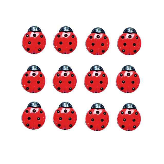 アメリカ Dress it up! ボタン ティニーてんとう虫 B-2870 昆虫 入園 入学 | iichi 日々の暮らしを心地よくするハンドメイドやアンティークのマーケットプレイス