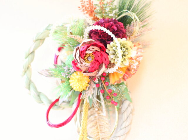 水引*お正月しめ飾り（no.24037） | iichi 日々の暮らしを心地よくするハンドメイドやアンティークのマーケットプレイス