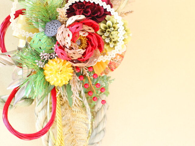 水引*お正月しめ飾り（no.24037） | iichi 日々の暮らしを心地よくするハンドメイドやアンティークのマーケットプレイス