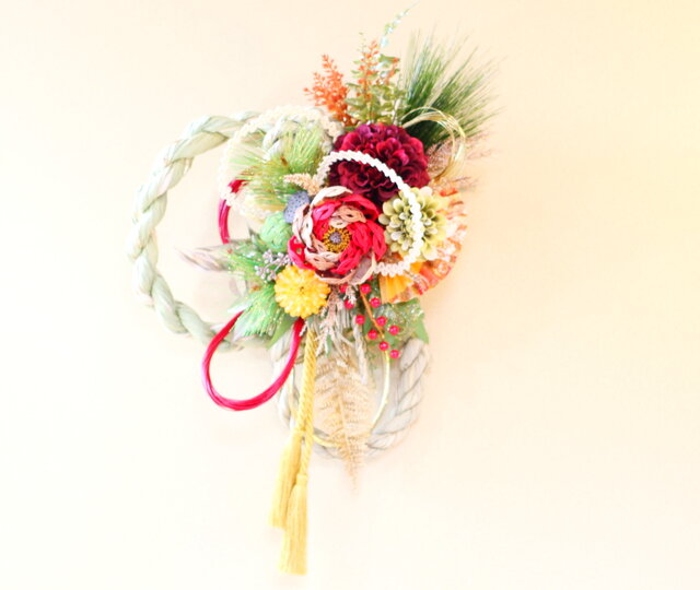 水引*お正月しめ飾り（no.24037） | iichi 日々の暮らしを心地よくするハンドメイドやアンティークのマーケットプレイス