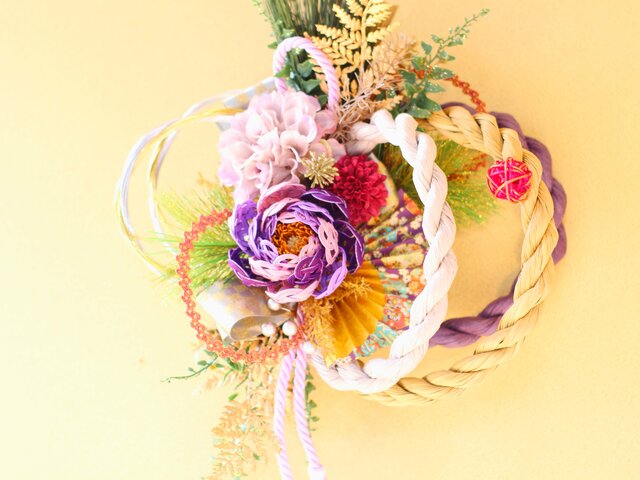 水引*お正月しめ飾り（no.24038） | iichi 日々の暮らしを心地よくするハンドメイドやアンティークのマーケットプレイス