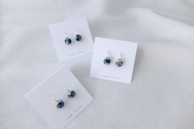 ピアス grain bleu jardin SV925 | iichi 日々の暮らしを心地よくするハンドメイドやアンティークのマーケットプレイス
