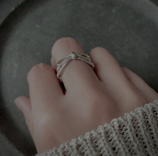 ribbon ring | iichi 日々の暮らしを心地よくするハンドメイドやアンティークのマーケットプレイス