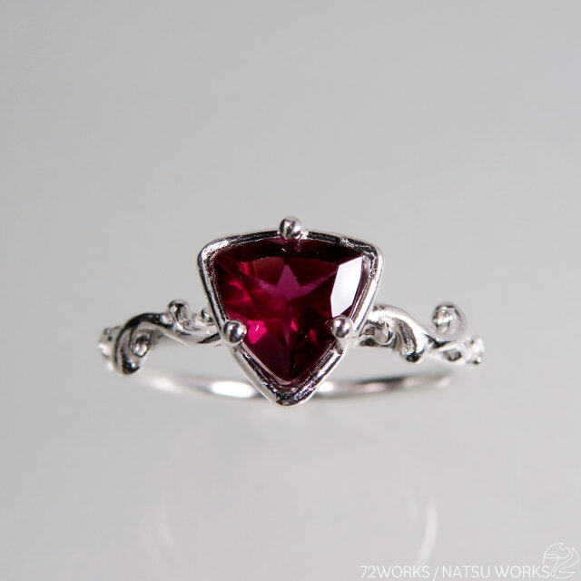 ロードライトガーネット リング / Rhodolite Garnet Ring lll | iichi 日々の暮らしを心地よくするハンドメイドやアンティークのマーケットプレイス
