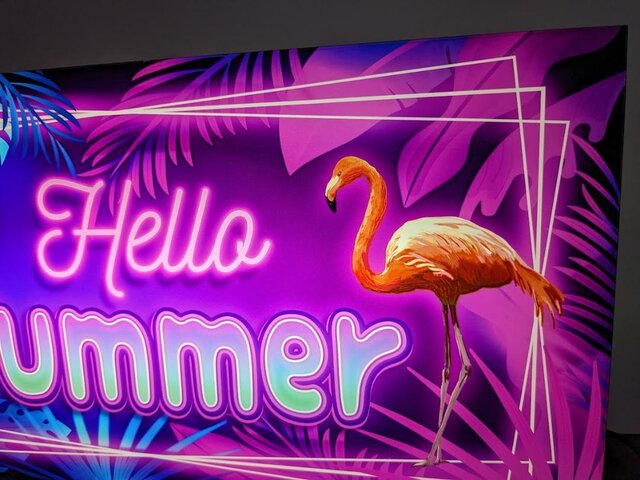 【Lサイズ】フラミンゴ 夏 トロピカル サマー ハワイ ビーチ 店舗 自宅 サイン ランプ 照明 看板 置物 雑貨 ライトBOX | iichi 日々の暮らしを心地よくするハンドメイドや ...