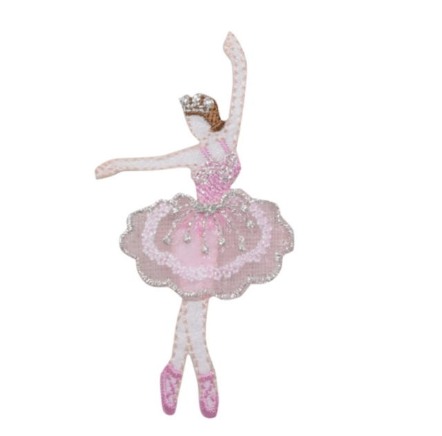 アップリケワッペン バレリーナ ピンクチュチュ UI W-0302 バレエ ダンサー お稽古 女の子 トゥシューズ | iichi 日々の暮らしを心地よくするハンドメイドやアンティークの ...