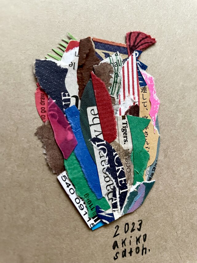 collage 植物 curiosity 原画 額なし | iichi 日々の暮らしを心地よくするハンドメイドやアンティークのマーケットプレイス