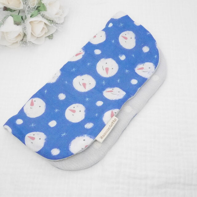 8重ガーゼハンカチ『星空とスノーマン』2枚セット/20×20cm | iichi 日々の暮らしを心地よくするハンドメイドやアンティークのマーケットプレイス