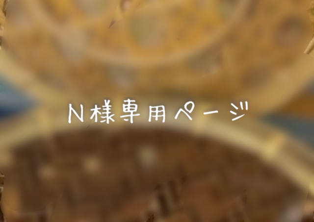 ※N様専用ページ | iichi 日々の暮らしを心地よくするハンドメイドやアンティークのマーケットプレイス