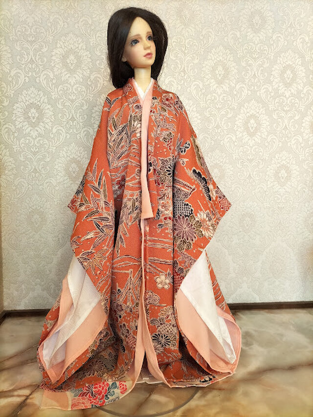 SD13用 着重ね打掛風 （う） | iichi 日々の暮らしを心地よくするハンドメイドやアンティークのマーケットプレイス