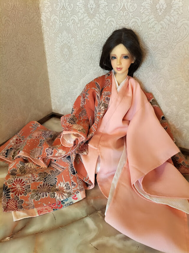 SD13用 着重ね打掛風 （う） | iichi 日々の暮らしを心地よくするハンドメイドやアンティークのマーケットプレイス