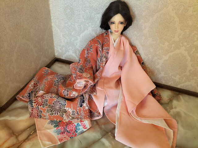 SD13用 着重ね打掛風 （う） | iichi 日々の暮らしを心地よくするハンドメイドやアンティークのマーケットプレイス