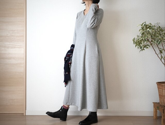 プリンセスラインのカットソーワンピース No.288 | iichi 日々の暮らしを心地よくするハンドメイドやアンティークのマーケットプレイス