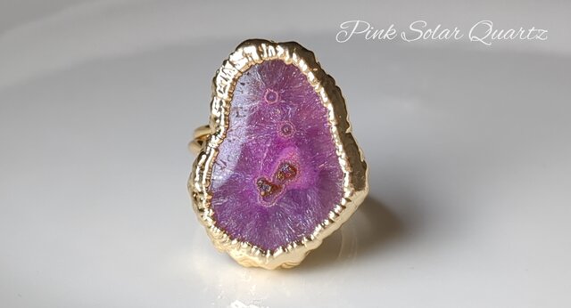 最新作★「原石アメジスト」の世界でひとつの天然石リング | iichi 日々の暮らしを心地よくするハンドメイドやアンティークのマーケットプレイス